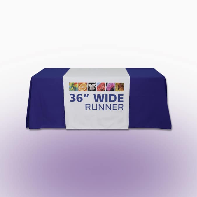 Trade Show Table Runners - Oui Promote