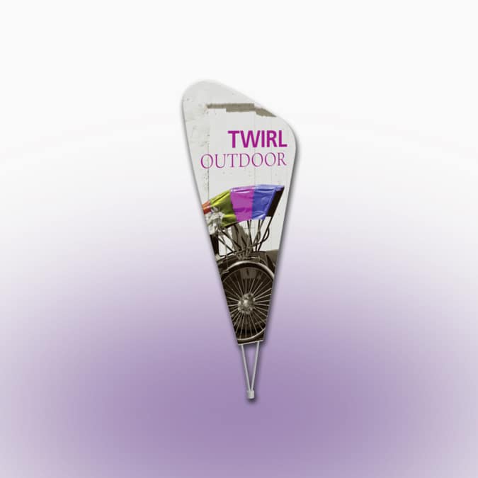 Twirl Outdoor Sign - Ouipromote.com